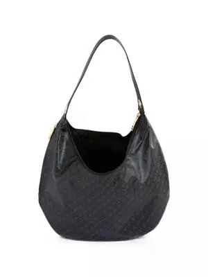 GHERARDINI Logo-pattern Curved Shoulder Bag