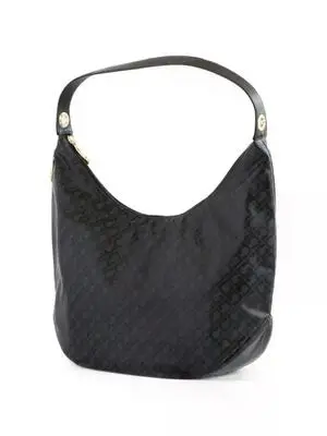 GHERARDINI Logo-pattern Curved Shoulder Bag