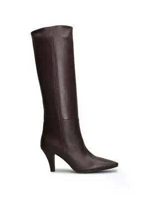 BIANCADI Square-toe Knee-high Boots - Brown