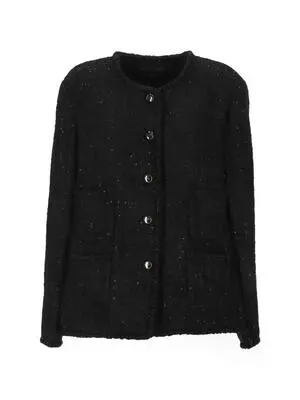 THELAURENT Sequin-embellished Bouclé Jacket - Black