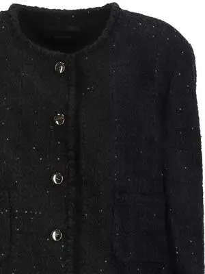 THELAURENT Sequin-embellished Bouclé Jacket