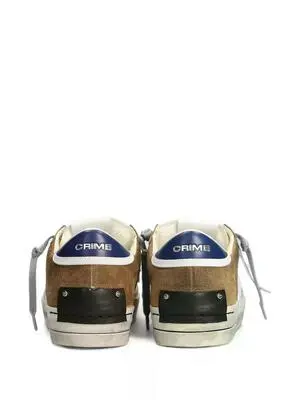 CRIME LONDON Sk8 Deluxe Panelled Sneakers