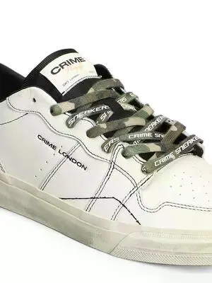 CRIME LONDON Playoff Distressed Sneakers
