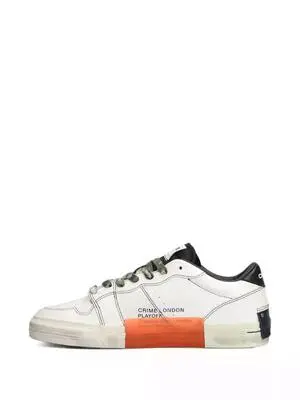 CRIME LONDON Playoff Distressed Sneakers