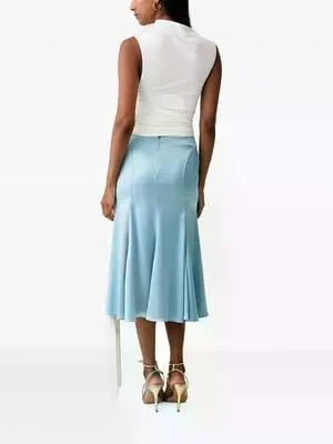 Bardot Ruched Tie-waist Top