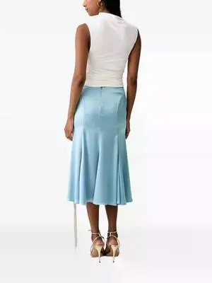Bardot Ruched Tie-waist Top