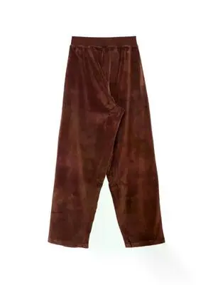 BASERANGE Velvet Elasticated-waistband Trousers