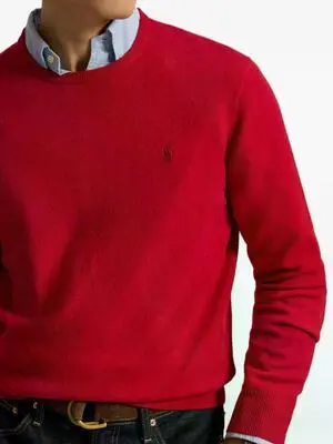 Polo Ralph Lauren Embroidered-pony Wool Sweater