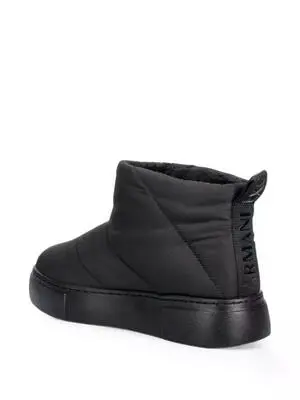 Armani Exchange Quilted Logo-print Boots