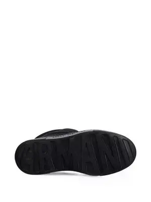 Armani Exchange Quilted Logo-print Boots