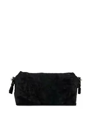 Fendi Baguette Soft Calfhair Shoulder Bag - Black