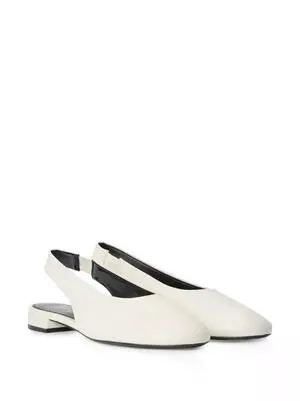 STUART WEITZMAN Lenny Leather Slingback Pumps