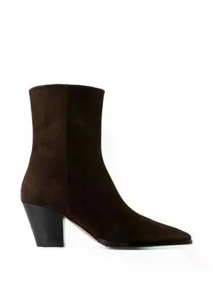 AeydĒ Hedvig Suede Leather Ankle Boots - Brown