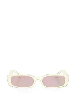 VOGUE EYEWEAR Rectangle-frame Sunglasses - Neutrals
