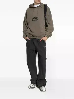 UMBRO Logo-embroidered Drawstring Hoodie