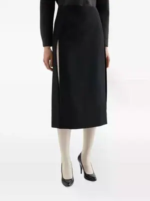 JIL SANDER Silk Faille Skirt