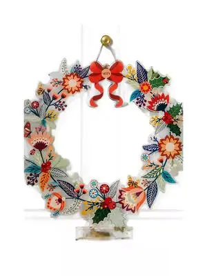 VESTA Noelia Floral-print Wreath