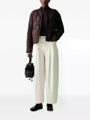 Marc O'polo Ribbed-knit Short-sleeve Top