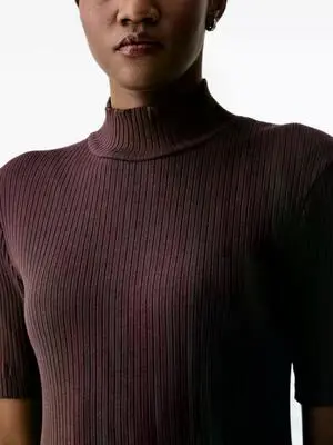 Marc O'polo Ribbed-knit Short-sleeve Top