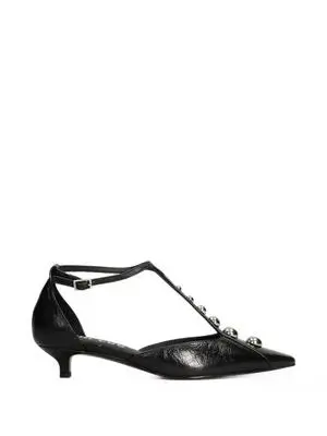 BIBI LOU Carinna Studded T-bar Pumps