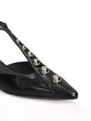 BIBI LOU Carinna Studded T-bar Pumps
