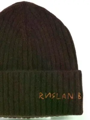 Ruslan Baginskiy Cashmere Beanie Hat - Brown