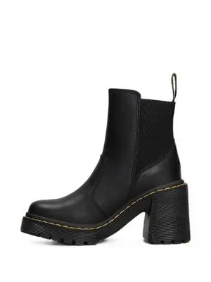 Dr. Martens Spence Side-zip Block-heel Ankle Boots