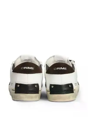 CRIME LONDON Distressed Panelled Sneakers