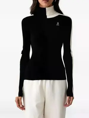 Patrizia Pepe Ribbed-knit Roll-neck Sweater