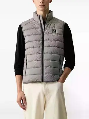 Marc O'polo Quilted Gilet - Grey