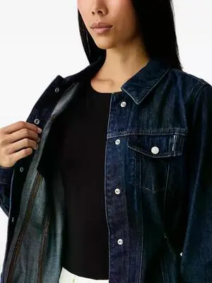 Marc O'polo Tie-waist Peplum Denim Jacket