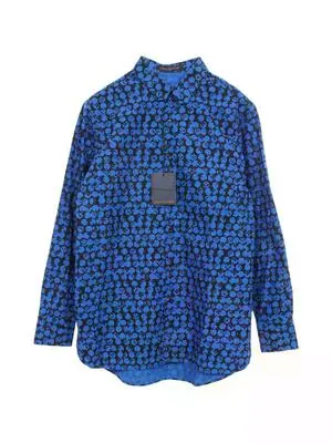 LOUIS VUITTON 2020s Monogram Long-sleeve Shirt - Blue