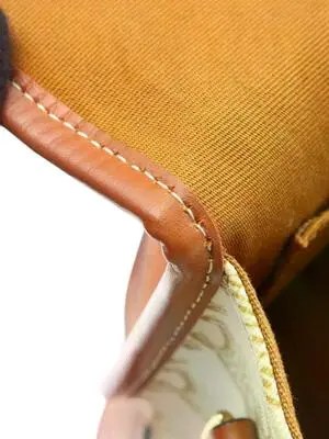 Celine 2000-2026 Medium Triomphe Coated Canvas Folco Crossbody Bag