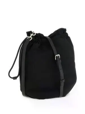 VIVIENNE WESTWOOD Orb Drawstring Bucket Bag - Black