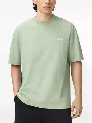 ALLSAINTS Underground Logo-print Crew-neck T-shirt - Green