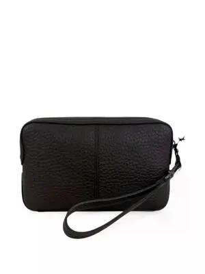 THE BRIDGE Grained Leather Clutch Bag