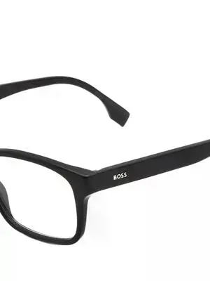 BOSS Rectangle-frame Glasses - Black