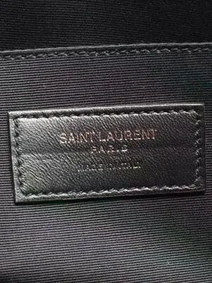 Saint Laurent 2010s Cassandra Crocodile-embossed Clutch Bag
