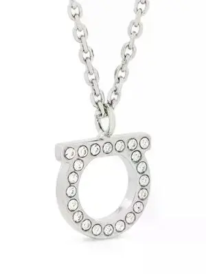 FERRAGAMO Gancini Crystal-embellished Necklace