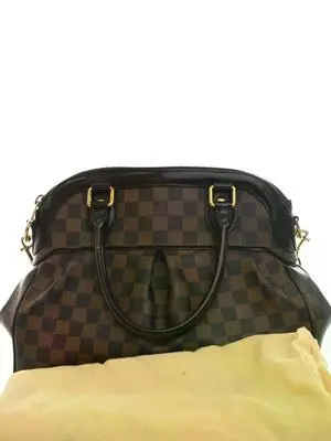 LOUIS VUITTON 2008 Damier Ebene Trevi Pm Satchel