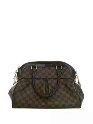 LOUIS VUITTON 2008 Damier Ebene Trevi Pm Satchel