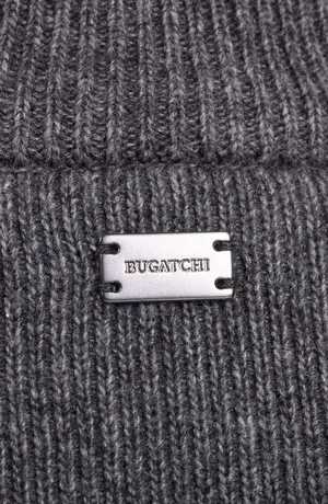 Bugatchi Full Zip Sweater - Anthracite