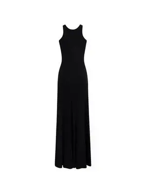 CAYET Elle Ribbed-knit Maxi Dress