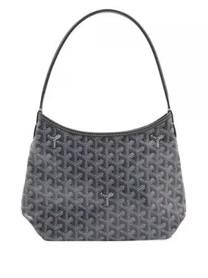 Goyard 2000-2026 Goyardine Mini Boheme Hobo Shoulder Bag - Grey