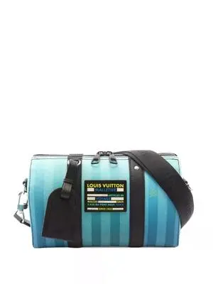 LOUIS VUITTON 2000-2026 Damier Stripe City Keepall Boston Bag