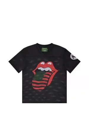 DENIM TEARS X The Rolling Stones Mesh T-shirt - Black