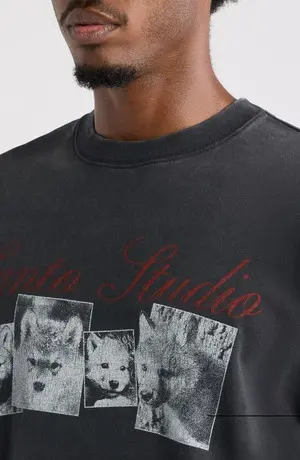 SANTO STUDIO Baby Dog Graphic T-shirt