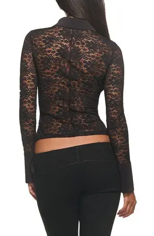 I.AM.GIA Amelise Lace Button Down Shirt