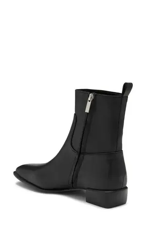Steve Madden Birdette Leather Boot - Black Leather