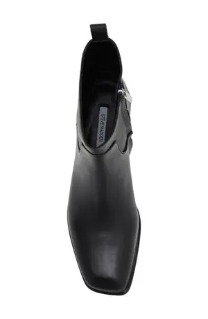 Steve Madden Birdette Leather Boot - Black Leather